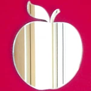 Amazon.com: Super Cool Creations Espejos de manzana - 4.7 in x 3.9 in ...