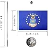 Amazon.com: WXTWK 2 Pack American USA Air Force Desk Flag Small Mini US ...