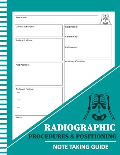 Amazon.fr - Radiographic Procedures & Positioning Note Taking Guide ...