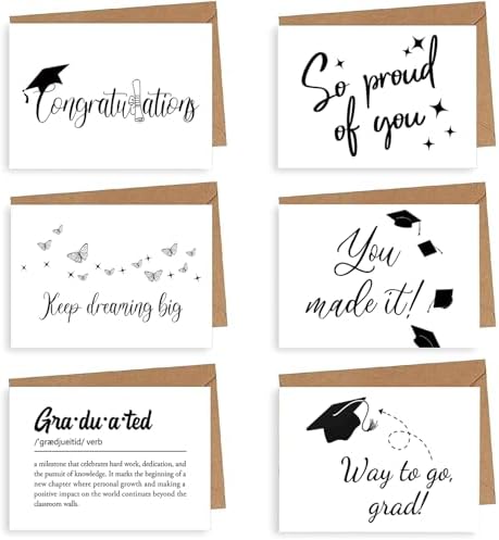 Amazon.com : 24 Pack Gold Foil 2025 Graduation Cards Bulk with ...
