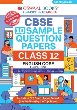 CBSE Sample Question Papers Class 12 English Core Book (For Board Exams ...