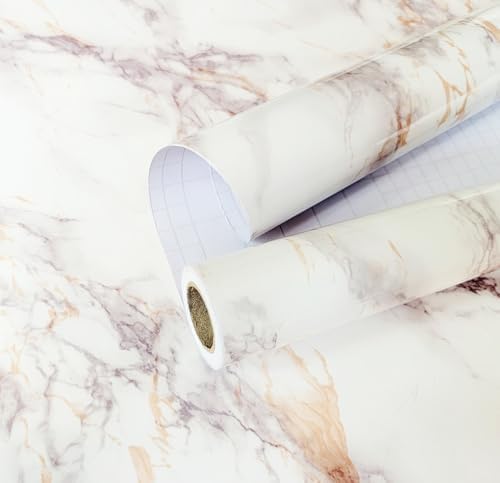 40cm X 200cm Elegant Marble Adhesive Paper Peel Stick Granite Vinyl ...