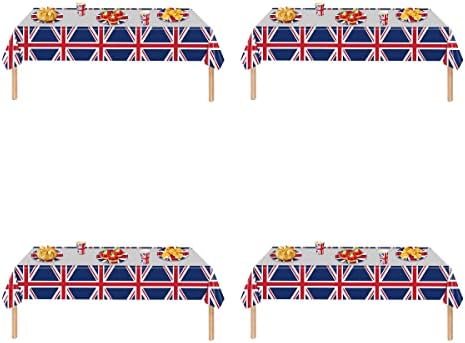 Union Jack Plasticloth Tablecloth - 137cm x 182cm - Perfect Jubilee ...