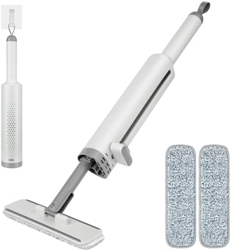 Amazon.com: Portable Self-Squeeze Mini Mop, Wet and Dry Use Rotatable ...