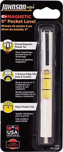Snapklik.com : Johnson Level & Tool 500 Pocket Level w/Magnetic Pickup