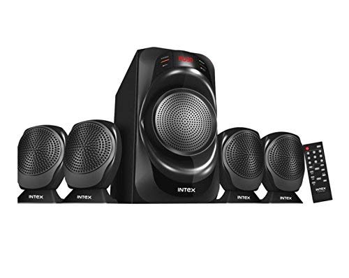 Amazon.in: Buy Intex IT-2700-FMU 4.1 Channel Multimedia Speakers (Black ...