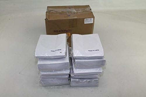 Amazon.com: 1000 pcs White CD DVD Paper Sleeves Envelopes with Flap and ...