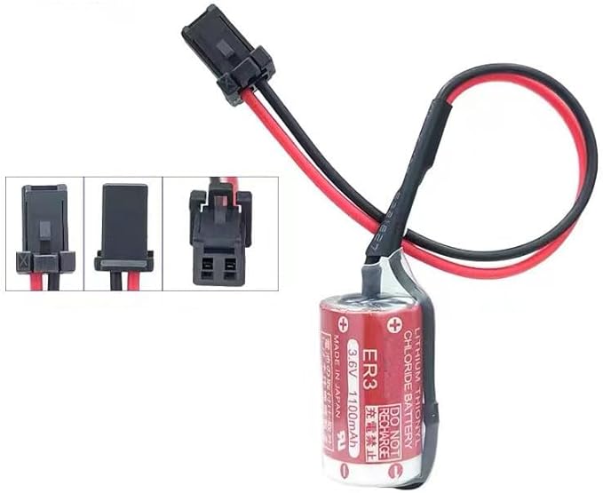 Amazon.com: zoyfayl ER3 3.6V Battery for Maxell ER3 Estun Robot Lithium ...