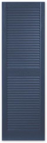 Amazon.com: Mastic CLV1220-SM 12" x 20" Georgetown Blue Louvered Vinyl ...