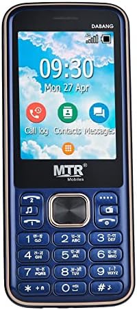 MTR DABANG (Blue) Phone with 2.8 INCH Display,3000 MAH Battery,Voice ...