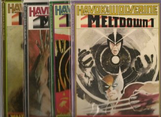 Havok & Wolverine Meltdown #1-#4 graphic novel set / X-Men: Walter ...
