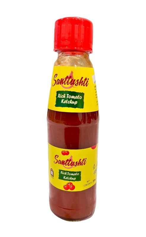 SANTTUSHTI Rich Tomato Ketchup 200g - Classic Tomato Condiment for Any ...