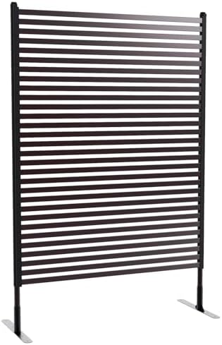 Amazon.com : FENCY Metal Privacy Screen with Stand 72"H×44"W Outdoor ...