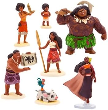 Amazon.com: Disney Store Official Deluxe Figurine Play Set - Moana 2-7 ...