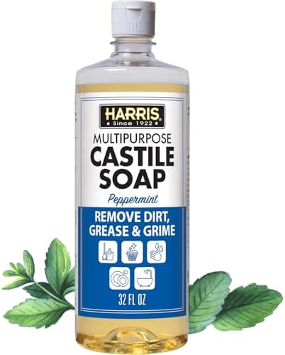 Amazon.com: HARRIS Multi-Purpose Pure Castile Soap, Made with Olive ...