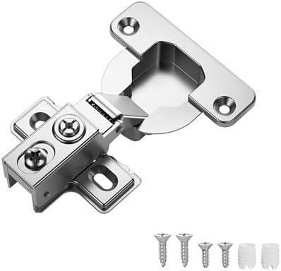 OWODI 20 Pack Soft Close Cabinet Hinges 40mm Cup 1-1/4 inch Overlay ...
