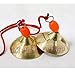 OM POOJA SHOP Brass Manjira Taal Instrument (Yellow, 2.5 Inch X 2.75 ...