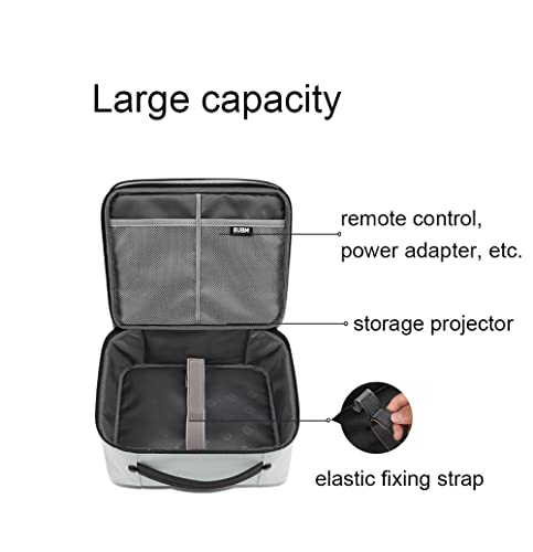 Hosoncovy Double Layer Projector Carrying Case Projector Travel Bag ...