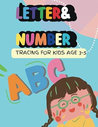 ABC & 123 Tracing Practice Workbook for Kids: Handwriting Activity Book ...
