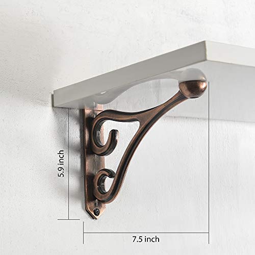 The 30 Best Copper Shelf Brackets of 2024 [Verified] - Cherry Picks