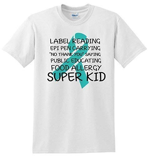 Amazon.com: Food Allergy Super Kid T-shirt Allergies : Handmade Products