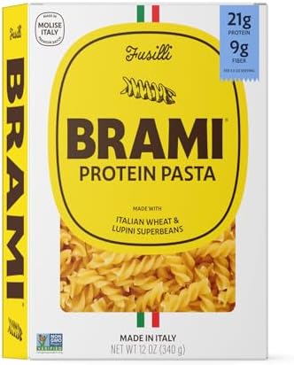 Amazon.com : Brami Fusilli Italian Protein Pasta | Low Carb | High ...