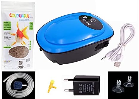 Despacito Aquarium Oxygen Air Pump for Fish Tank Noiseless Fish Tank ...