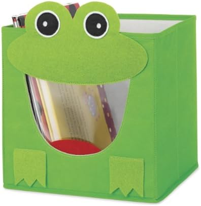 Amazon.com: Frog and Mushrooms Rectangle Storage Basket Collapsible ...