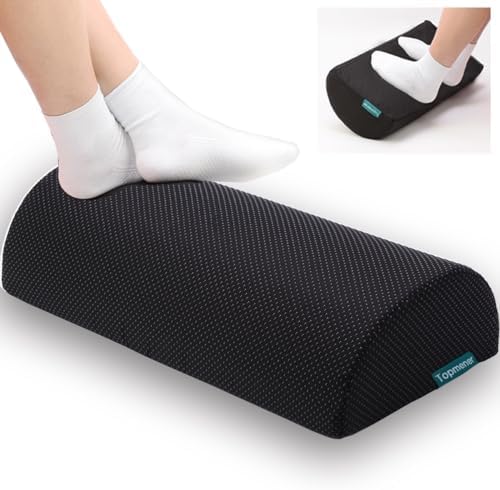 Ergonomic Foot Rest Under Desk, Adjustable Footrest Cushion with 2 ...