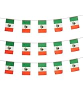 Amazon.com: Mexico Flag Mexican Table Desk Small Mini Flags Decorations ...