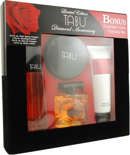 Amazon.com : Tabu By Dana For Women. Set-eau De Cologne Spray 3-Ounces ...