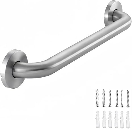 Amazon.com: Stainless Steel Bathroom Safety Shower Grab Bar, Anti Slip ...