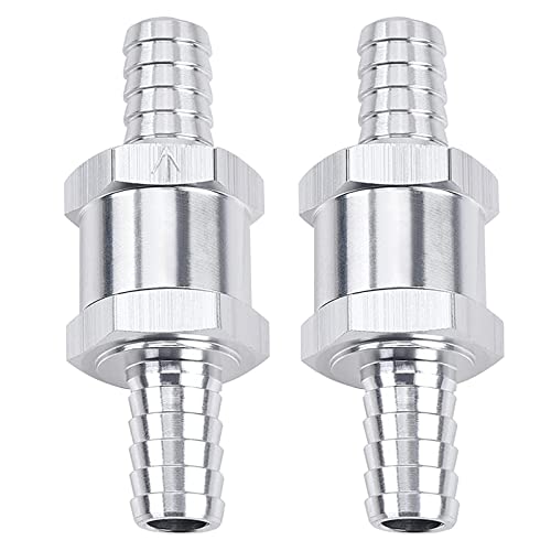 Snapklik.com : 2 Packs 1/2 12mm Aluminium Alloy Non Return One Way Fuel ...