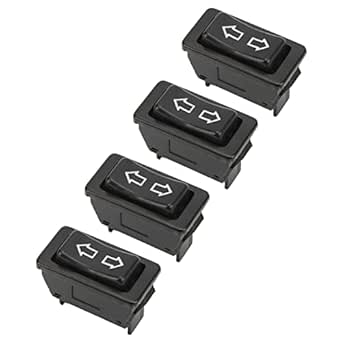 Power Door Window Switch 4PCS 5Pin Power Window Switch Car Universal ...
