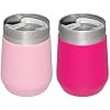 Amazon.com | Stanley 2pk 10oz Stainless Steel Everyday Go Tumblers Pink ...