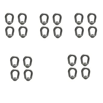 Galvanized Eye Nut 1/4" Bail 5/16" Tap Thread Drop Forged Carbon Steel ...