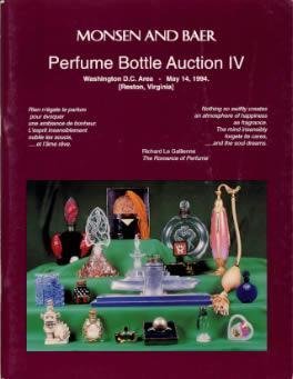 Monsen and Baer, Inc. Perfume Bottle Auction IV: Washington D.C. Area ...