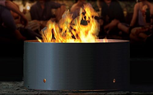 Amazon.com: Heavy Duty Solid Fire Ring 37" Dia, 16" High : Patio, Lawn ...