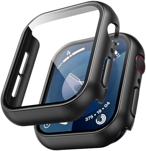 TAURI 2 Pack Hard Case Designed for Apple Watch Series 10 46mm, [360 ...