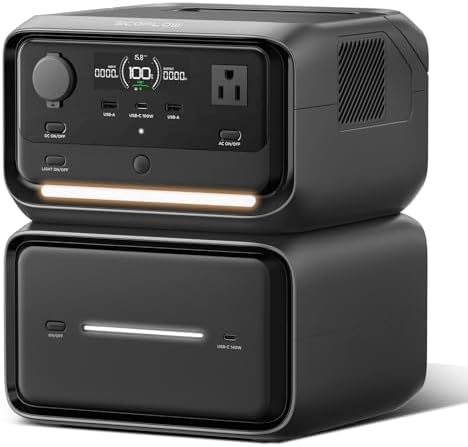Amazon.com: EF ECOFLOW Portable Power Station River 3 Plus with EB600 ...