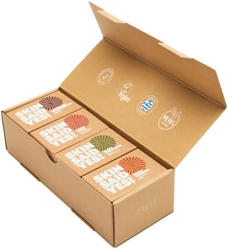 Amazon.com : Skin Said Yes Organic Soaps Bars (Set of 8) - Shea Butter ...