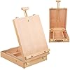 Amazon.com: Adjustable Beechwood Tabletop Painting Easel, Portable Art ...