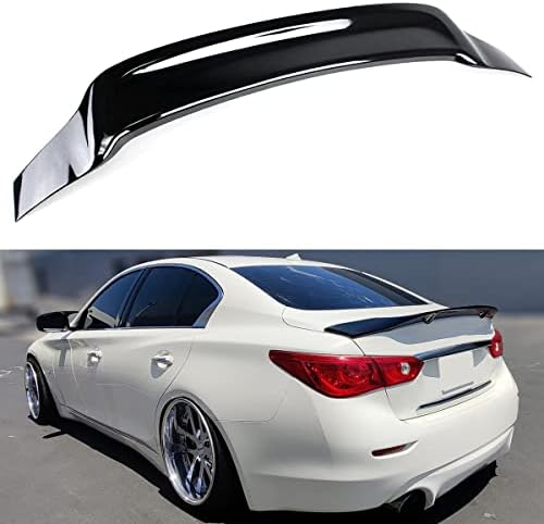Amazon.com: R Style Gloss Black High Kick Duckbill Trunk Lid Spoiler ...