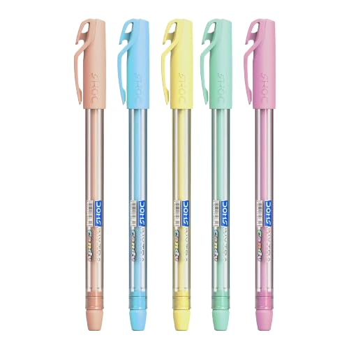 Doms INXTRA CANDY 0.7mm Ballpen-Blue Ink-Pack of 5 | Soothing ...
