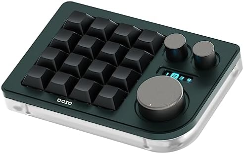 Amazon.com: NLOFIN Double Knob Custom Macro Pad Programmable Designer ...