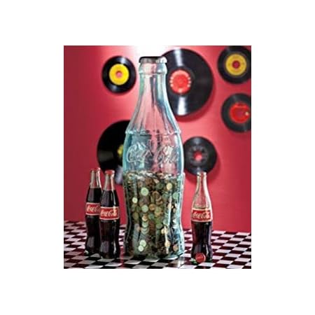 Amazon.com: Coca-Cola 22" Clear Bottle Bank - Made in America : Toys ...