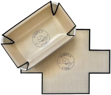 Amazon.com: Reusable Silicone Bread Loaf Pan Liner, Nonstick, Food Safe ...