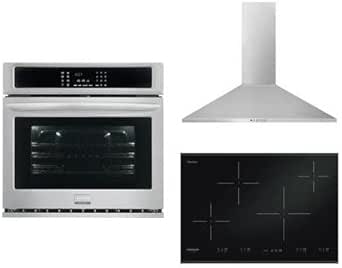 Amazon.com: Frigidaire Gallery 3-Piece Kitchen Package With FGIC3067MB ...