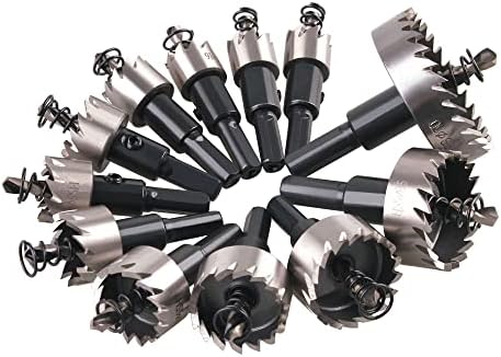 10pcs 14-50mm TCT Hole Saw Drill Bit Set Carbide Tipped Hole Saw Cutter ...