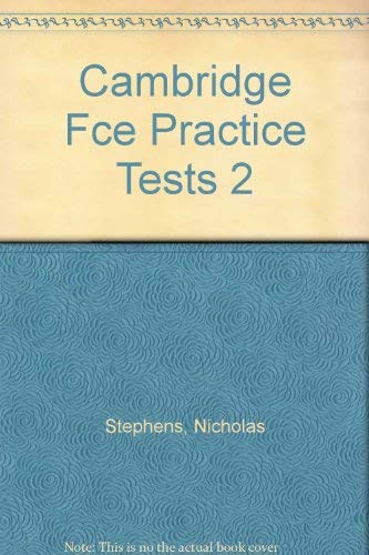 Amazon | Cambridge Practice Tests Cambridge FCE Practice Tests 2 ...